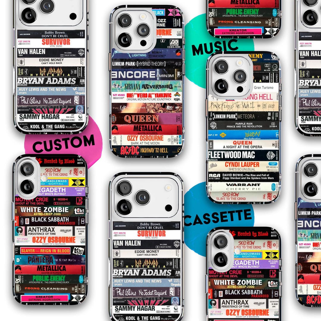 Personalized Cassette Album Phone Case / Retro Custom Music Album ...