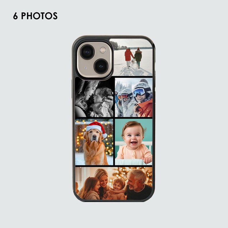 Custom Photo Collage Phone Case, Personalized iPhone Case, Custom Photo ...