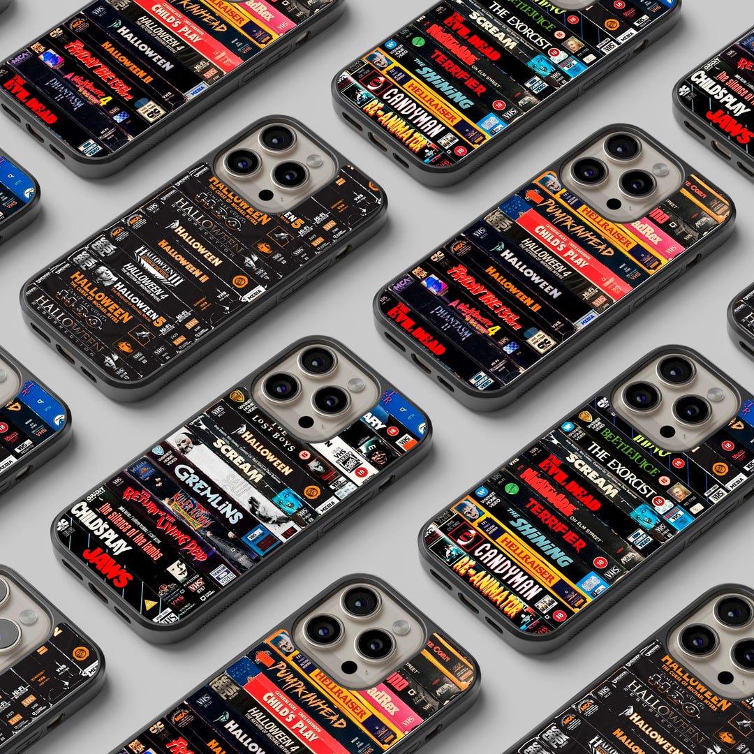 Retro Horror VHS Tape Phone Case / Horror Movie Phone Case / Scary ...