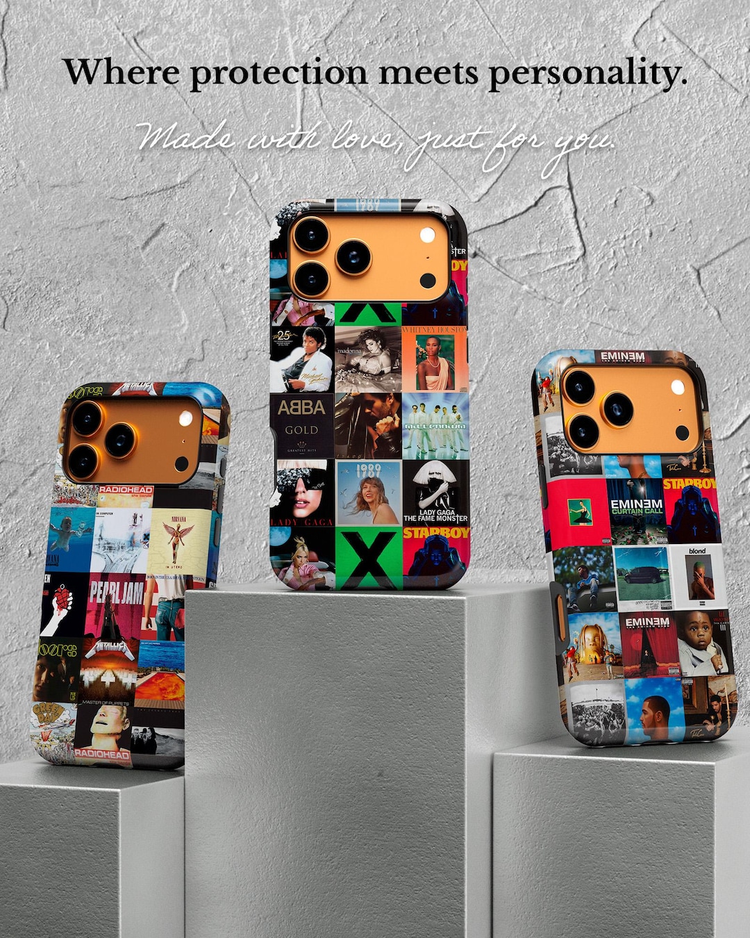 Custom Music Album Phone Case Personalized With Your Favourite Album ...