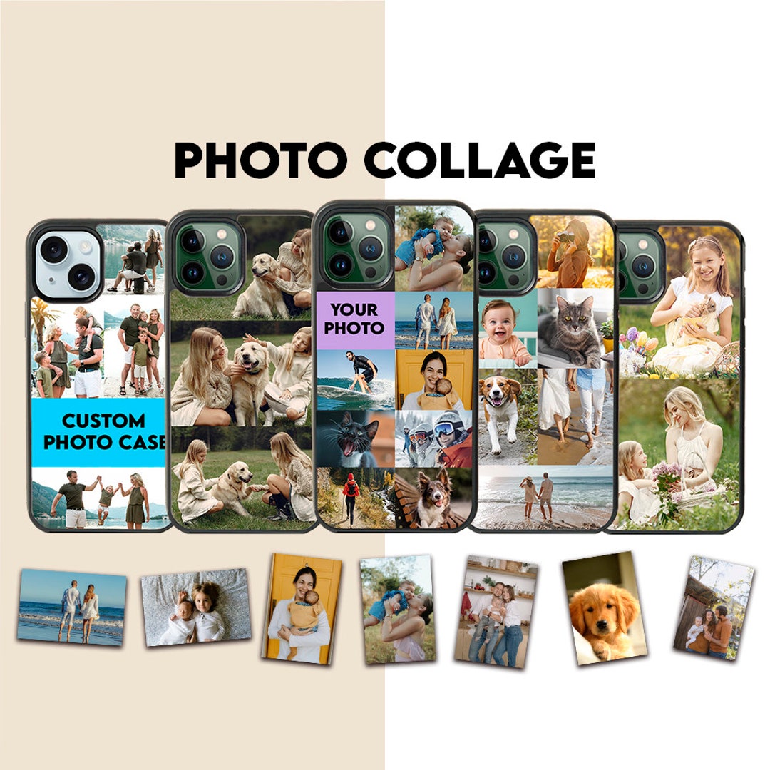 Custom Photo Collage Phone Case, Personalized iPhone Case, Custom Photo ...