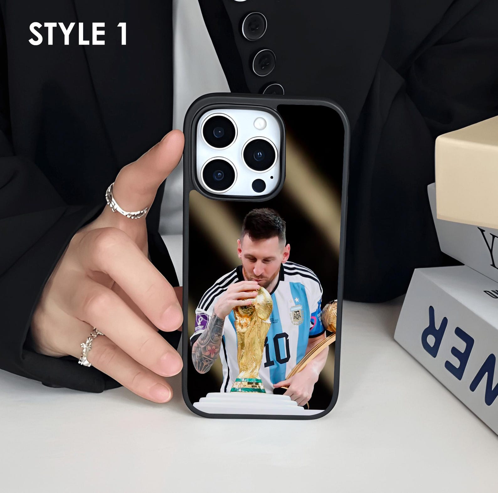 Messi Winning World Cup for Argentina / Footbal Phone Case for iPhone ...