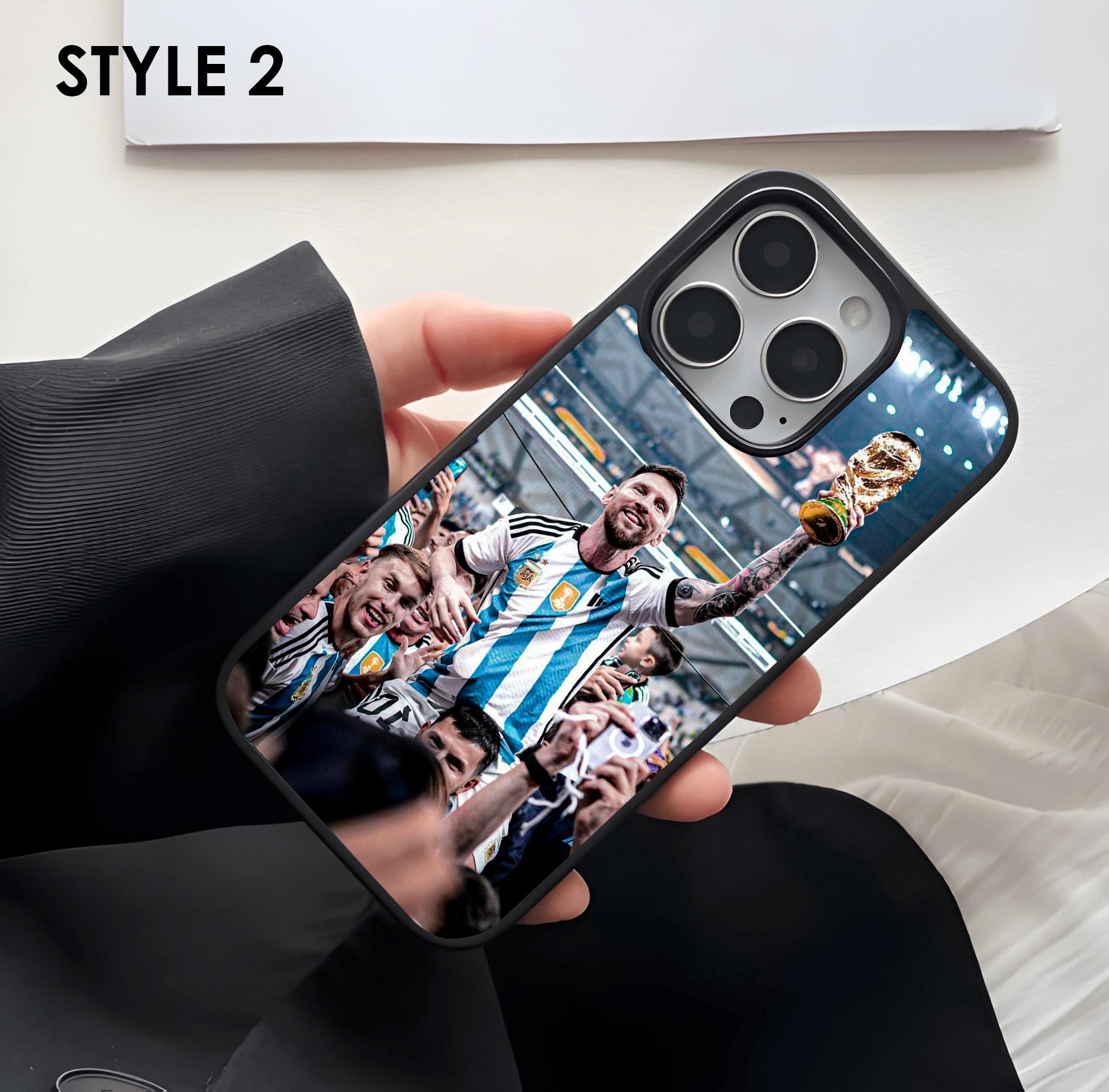 Messi Winning World Cup for Argentina / Footbal Phone Case for iPhone ...