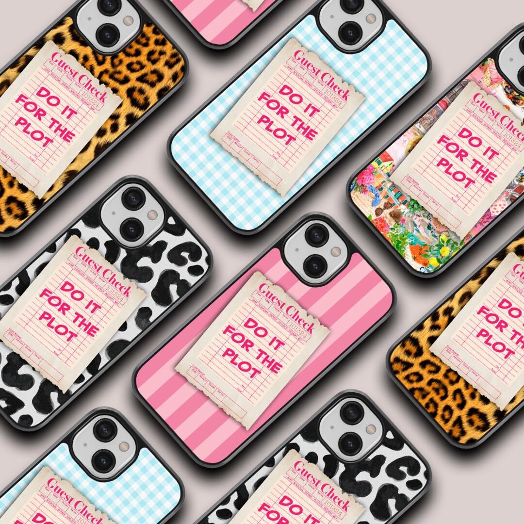Do It for the Plot, Cute Preppy Aesthetic Phone Case, Y2K iPhone Case ...