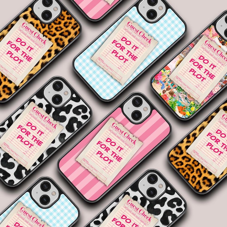 Do It for the Plot, Cute Preppy Aesthetic Phone Case, Y2K iPhone Case ...
