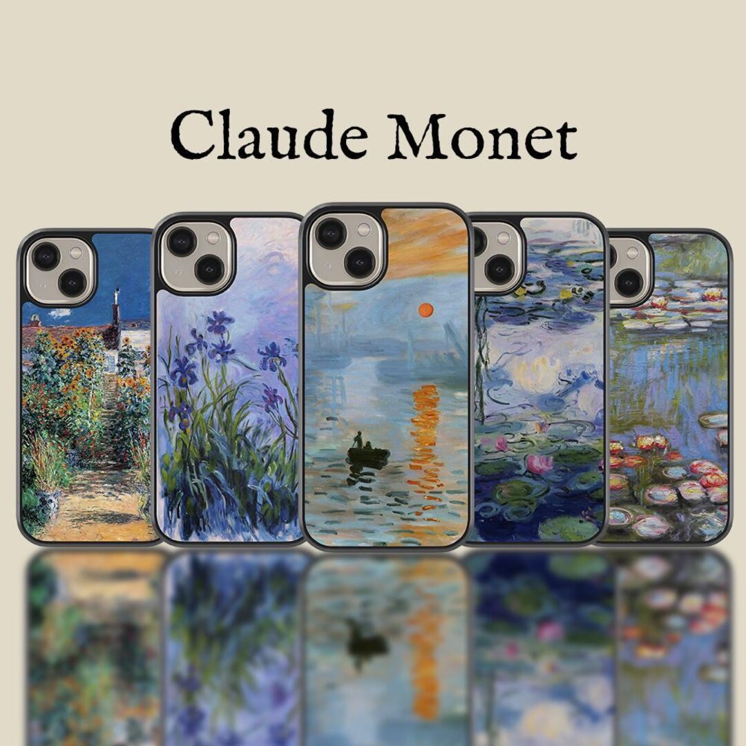 Claude Monet Iconic Art Phone Case, Aesthetic Painting Case for iPhone ...