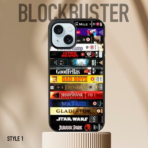 Retro VHS Tape Phone Case / Retro Blockbuster Movies Phone Case / 70s ...