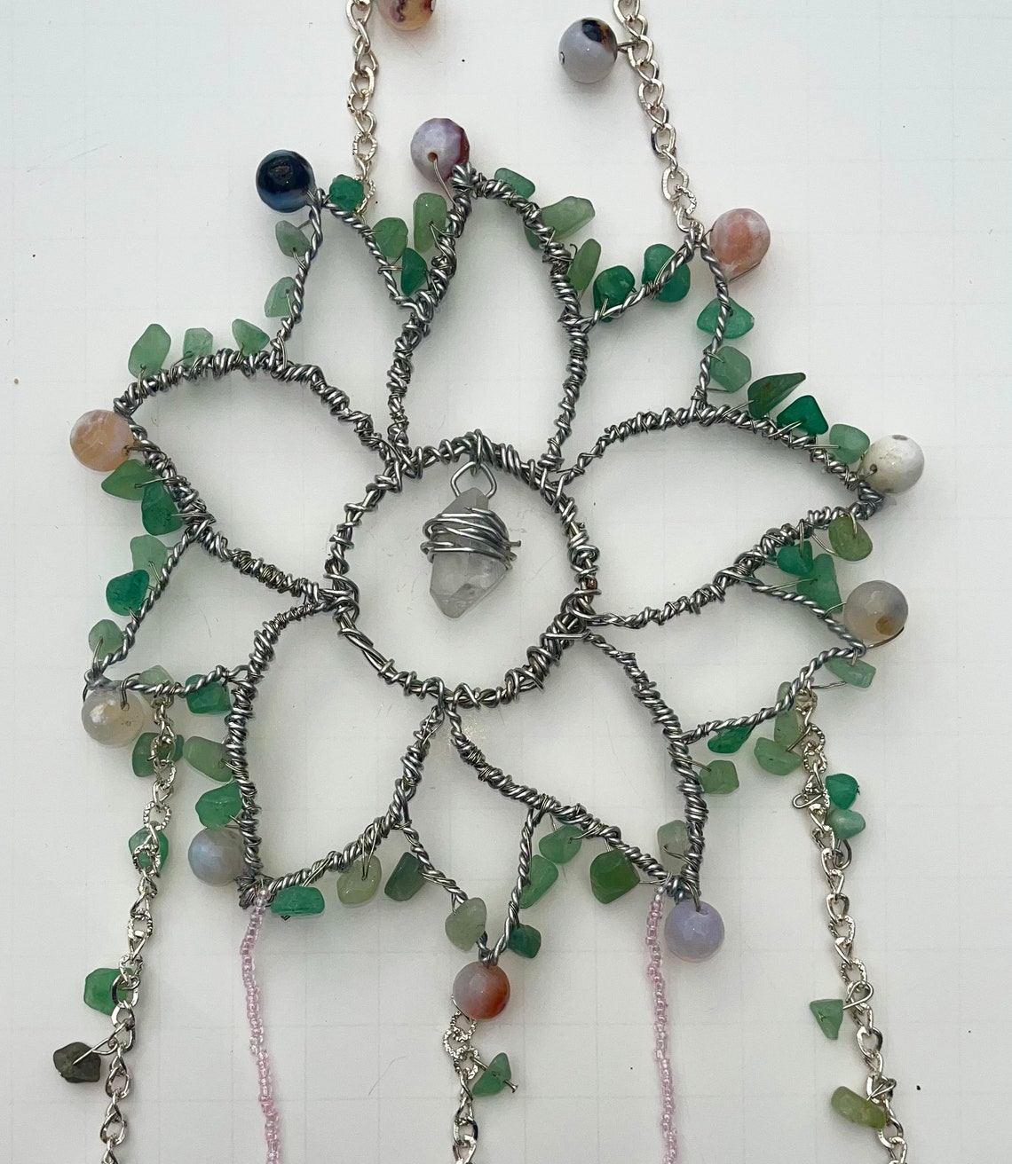 Wire Wrapped Flower Wall Decor - Etsy