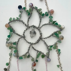 Wire Wrapped Flower Wall Decor - Etsy