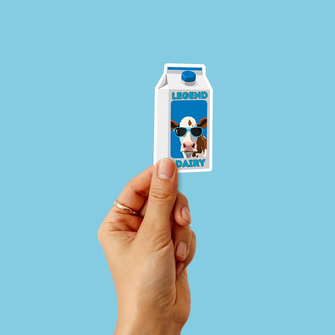 Legend Dairy Cow Sticker - Etsy