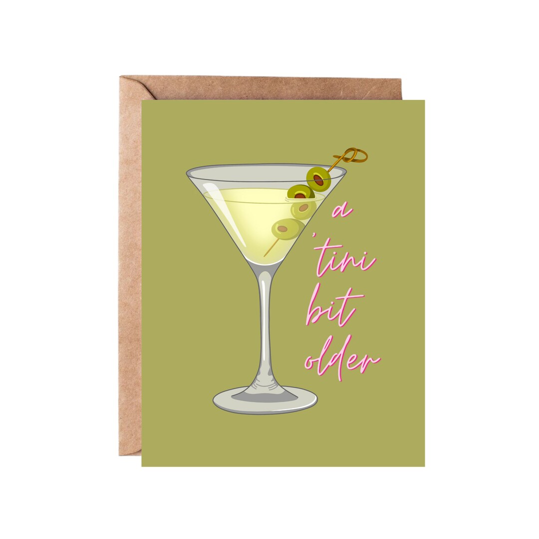 A 'tini Bit Older Birthday Card - Etsy