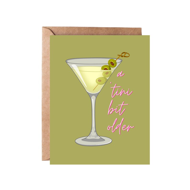 A 'tini Bit Older Birthday Card - Etsy