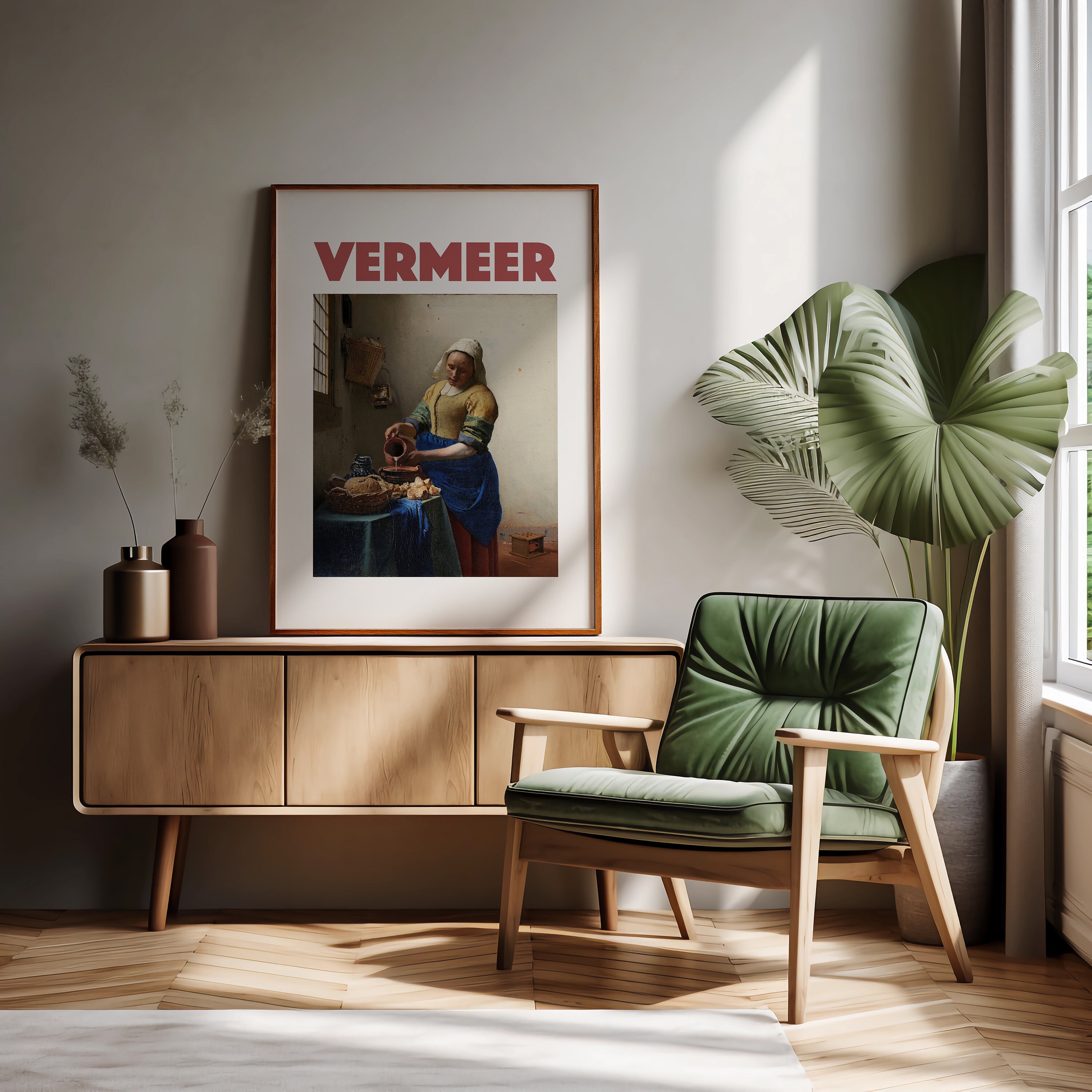 Johannes Vermeer Print, Vermeer Poster, Apartment Decor, Printable ...