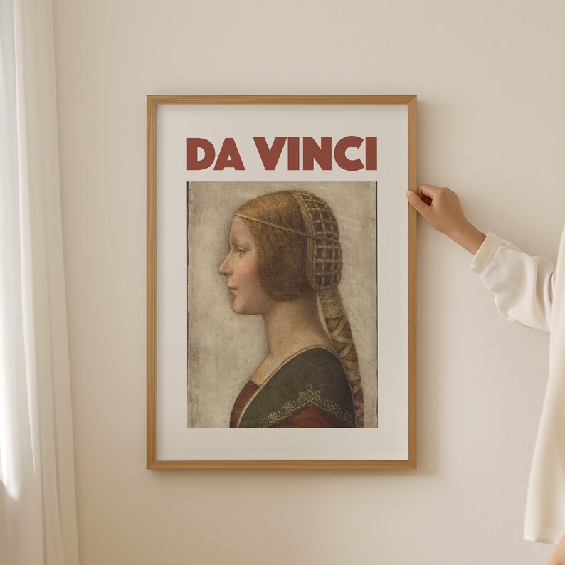 Leonardo Da Vinci Print, Da Vinci Poster, Apartment Decor, Printable ...
