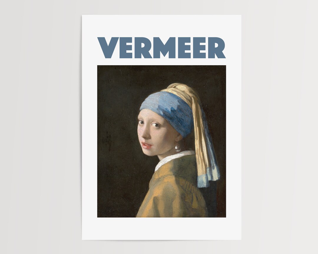Johannes Vermeer Print, Vermeer Poster, Apartment Decor, Printable ...