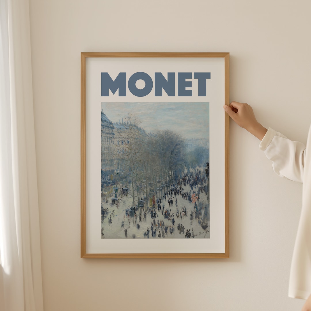 Claude Monet Print, Printable Exhibition Poster, Apartment Decor ...