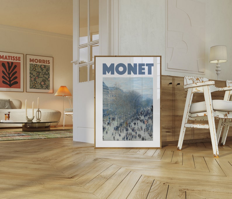 Claude Monet Print, Printable Exhibition Poster, Apartment Decor ...