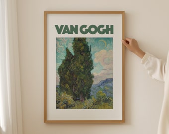 Van Gogh Print, Van Gogh Poster, Apartment Decor, Printable Exhibition ...