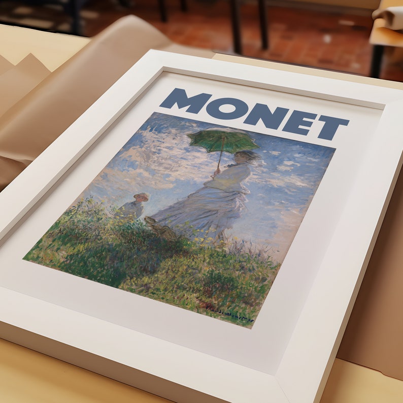 Claude Monet Print, Printable Exhibition Poster, Apartment Decor ...