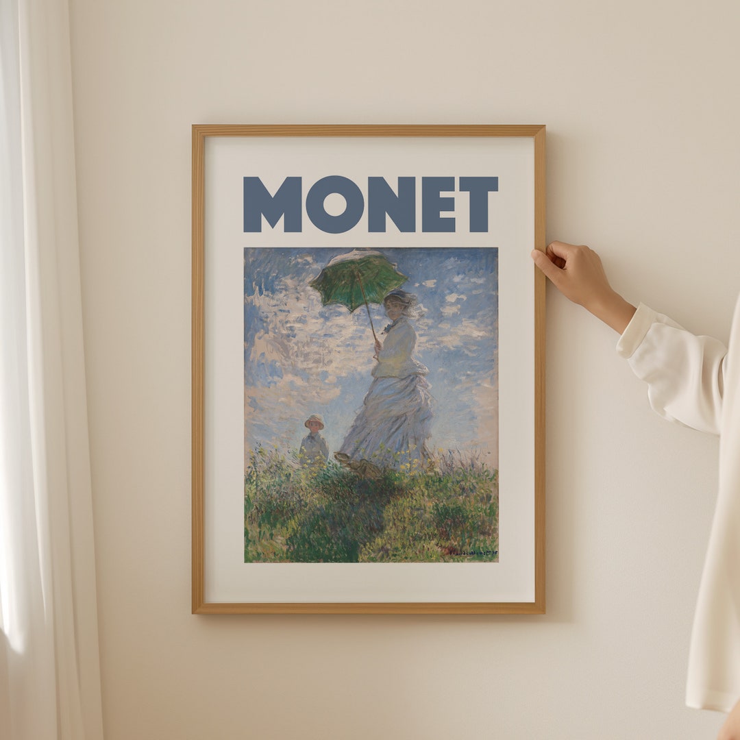 Claude Monet Print, Printable Exhibition Poster, Apartment Decor ...