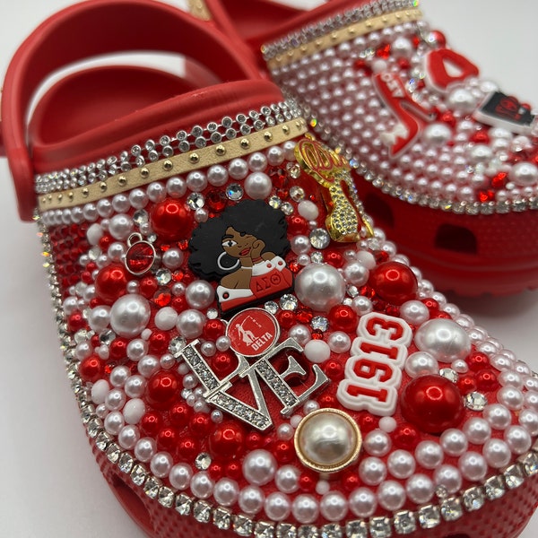 Custom Delta Sigma Theta Crocs - Etsy