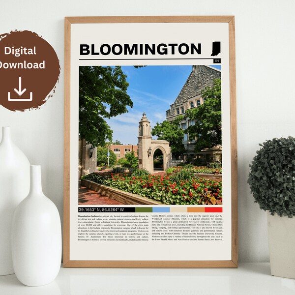 Bloomington Indiana - Etsy
