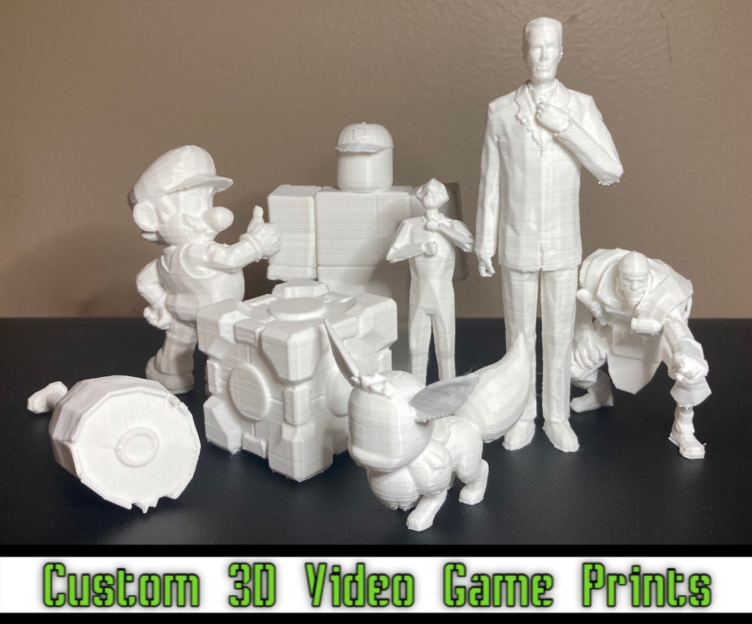 Custom 3D Video Game Prints Super Smash Brothers, Team Fortress 2 ...
