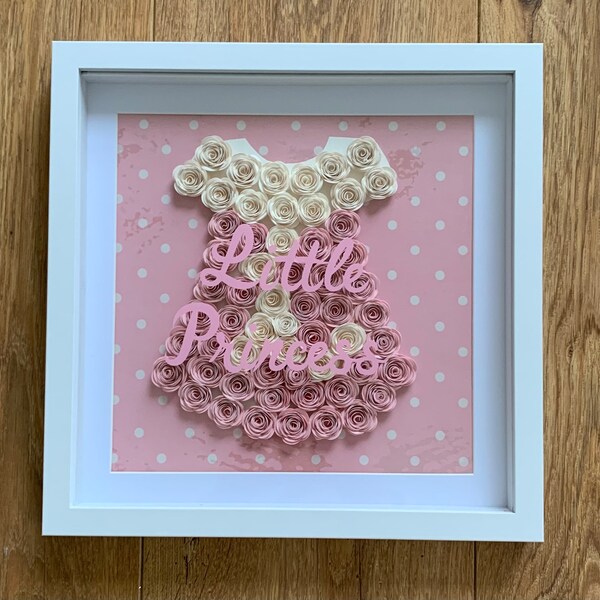 Shadow Box Christening Dress - Etsy