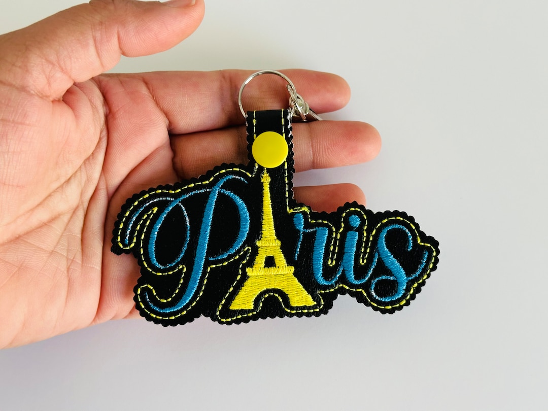 Paris/paris Key Chain, Eiffel Tower Key Chain, Key Chain, Key Fob, Snap ...