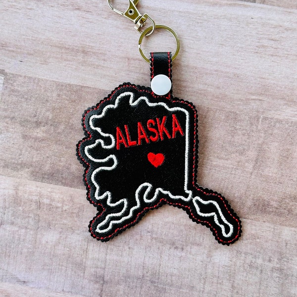 Alaska Keychain - Etsy