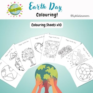 Earth Day Colouring Pages – 10 Printable Eco-friendly Designs – Fun ...