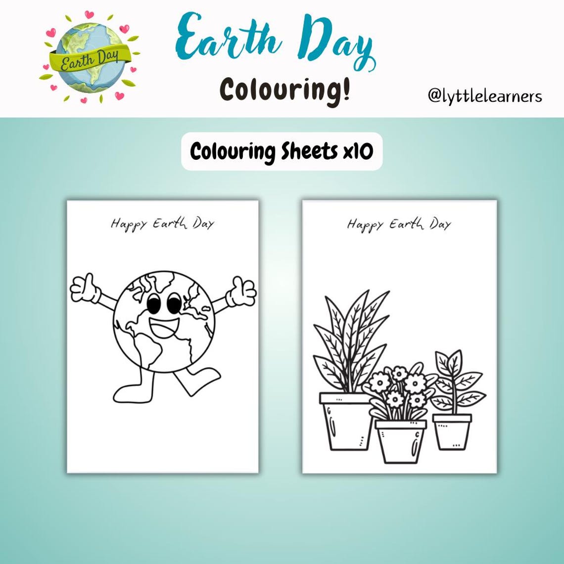 Earth Day Colouring Pages – 10 Printable Eco-friendly Designs – Fun ...