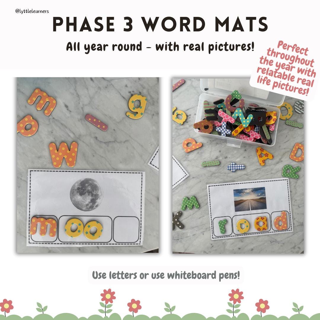 Phase 3 Phonics Word Mats | 57 Printable EYFS & KS1 Literacy Resource ...