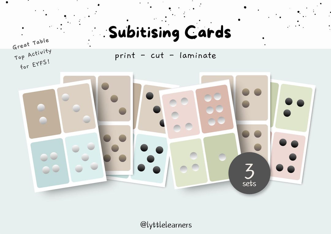 EYFS Subitising Resource – Printable Maths Activities for Early Years ...