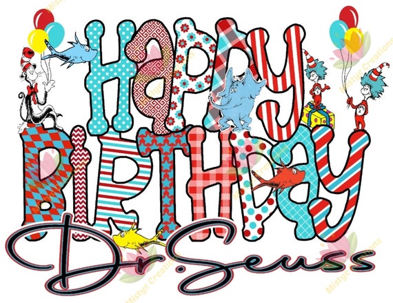 Dr Seuss Birthday Clip Art