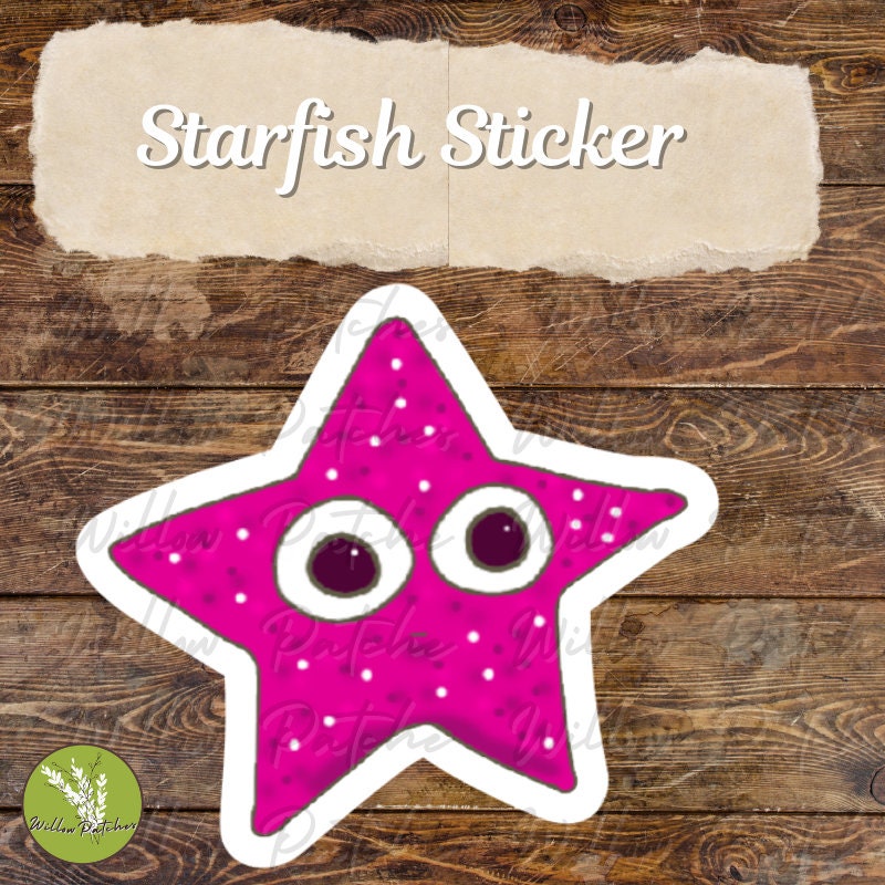 Starfish Sticker| Sea Creatures|vinyl Stickers| Journaling ...