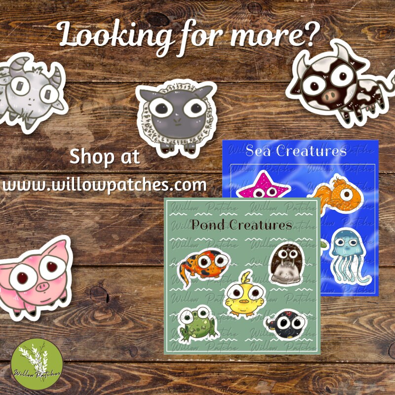 Sheep Sticker| Farm Animals| Vinyl Stickers| Journaling, Laptops ...