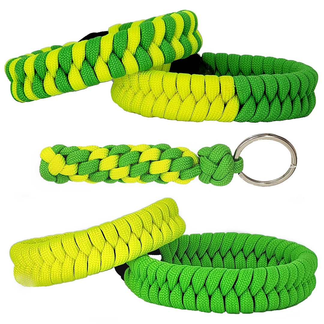 Neon Fishtail Paracord Bracelets Set, Two Neon Bracelets, Cool Neon ...