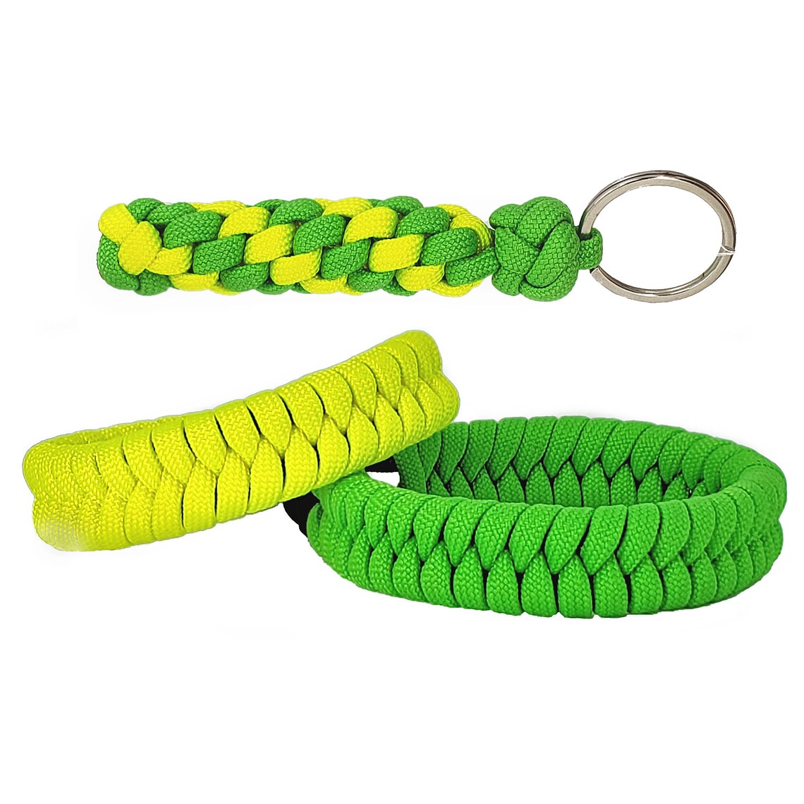 Neon Fishtail Paracord Bracelets Set, Two Neon Bracelets, Cool Neon ...
