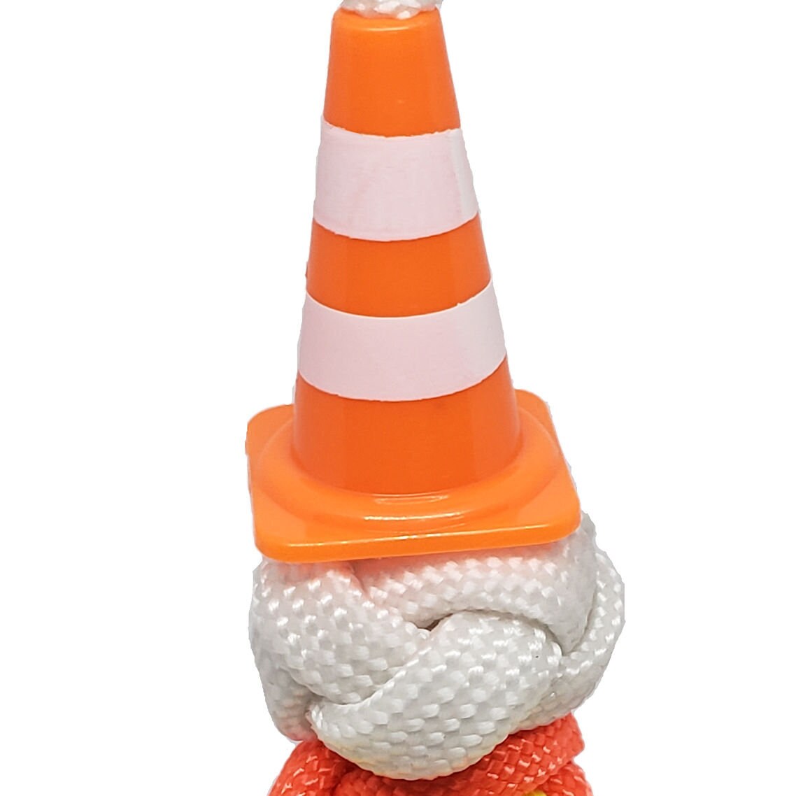 Cone Head Paracord Keychain Fob, Glow in the Dark Key Fob, Traffic Cone ...
