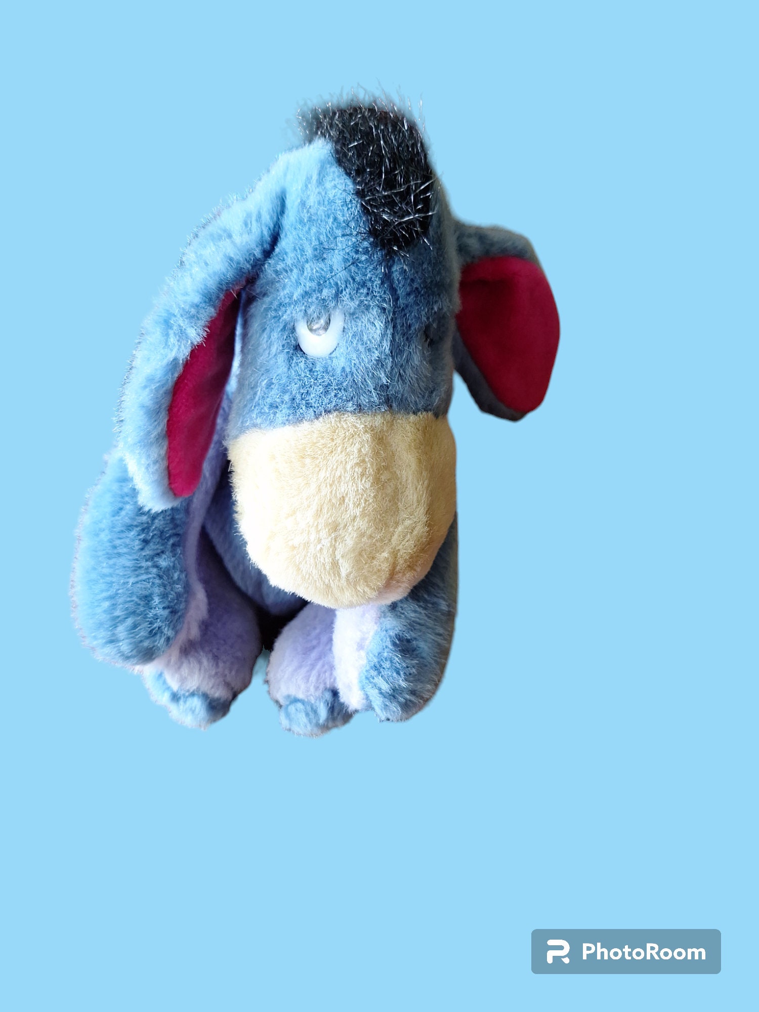 Vintage 1990s Eeyore Disney Winnie the Pooh Plush Toy With Removable ...