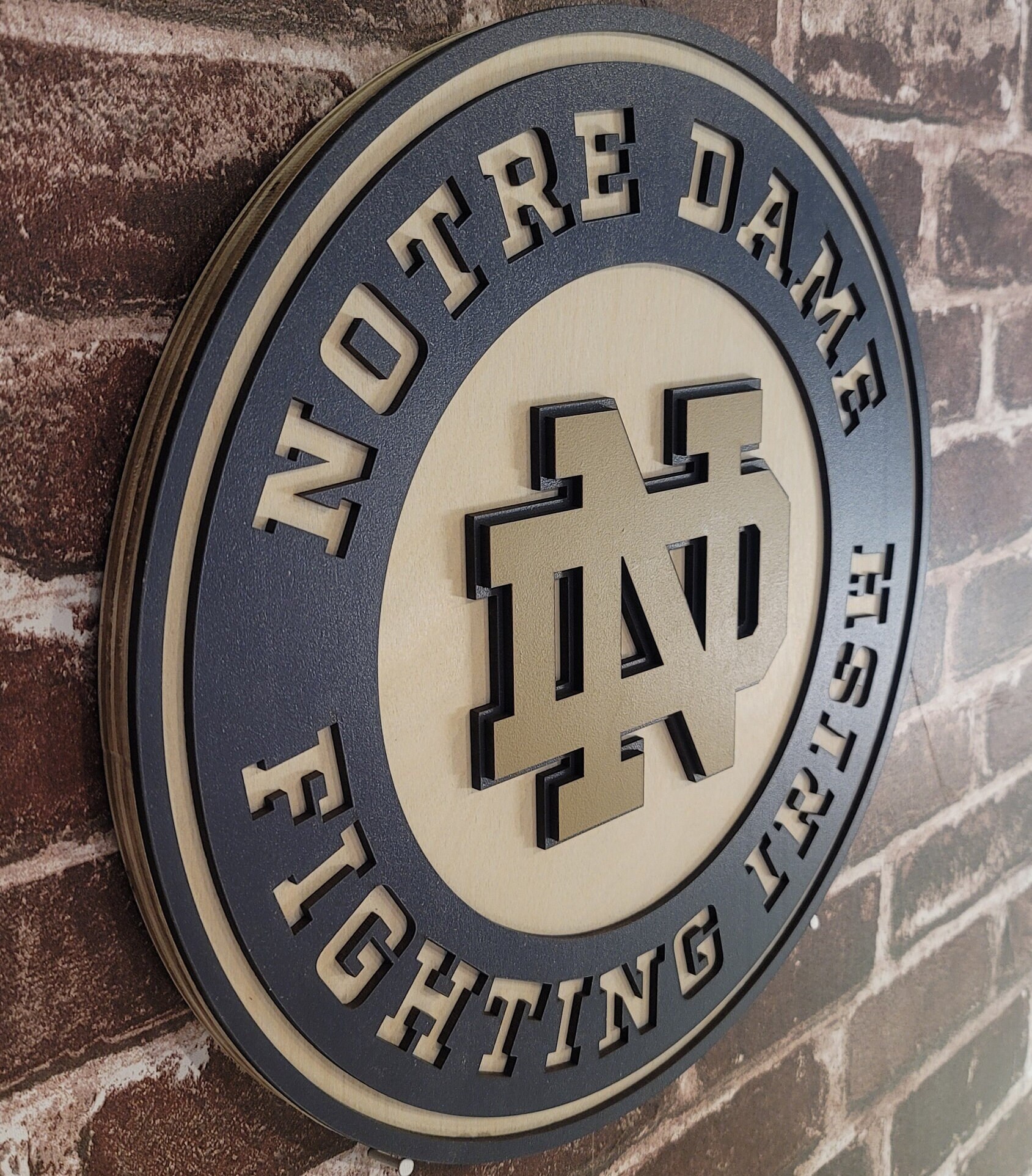 University of Notre Dame Wooden Sign - Etsy