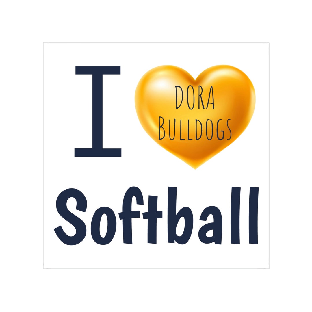 Dora Softball Transparent Outdoor Stickers, Square, 1pc - Etsy