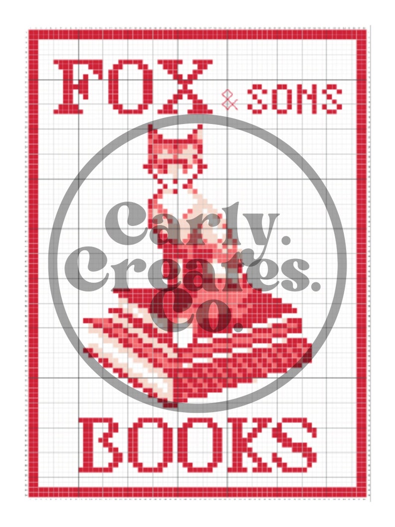 You've Got Mail fox & Sons Cross Stitch Pattern - Etsy
