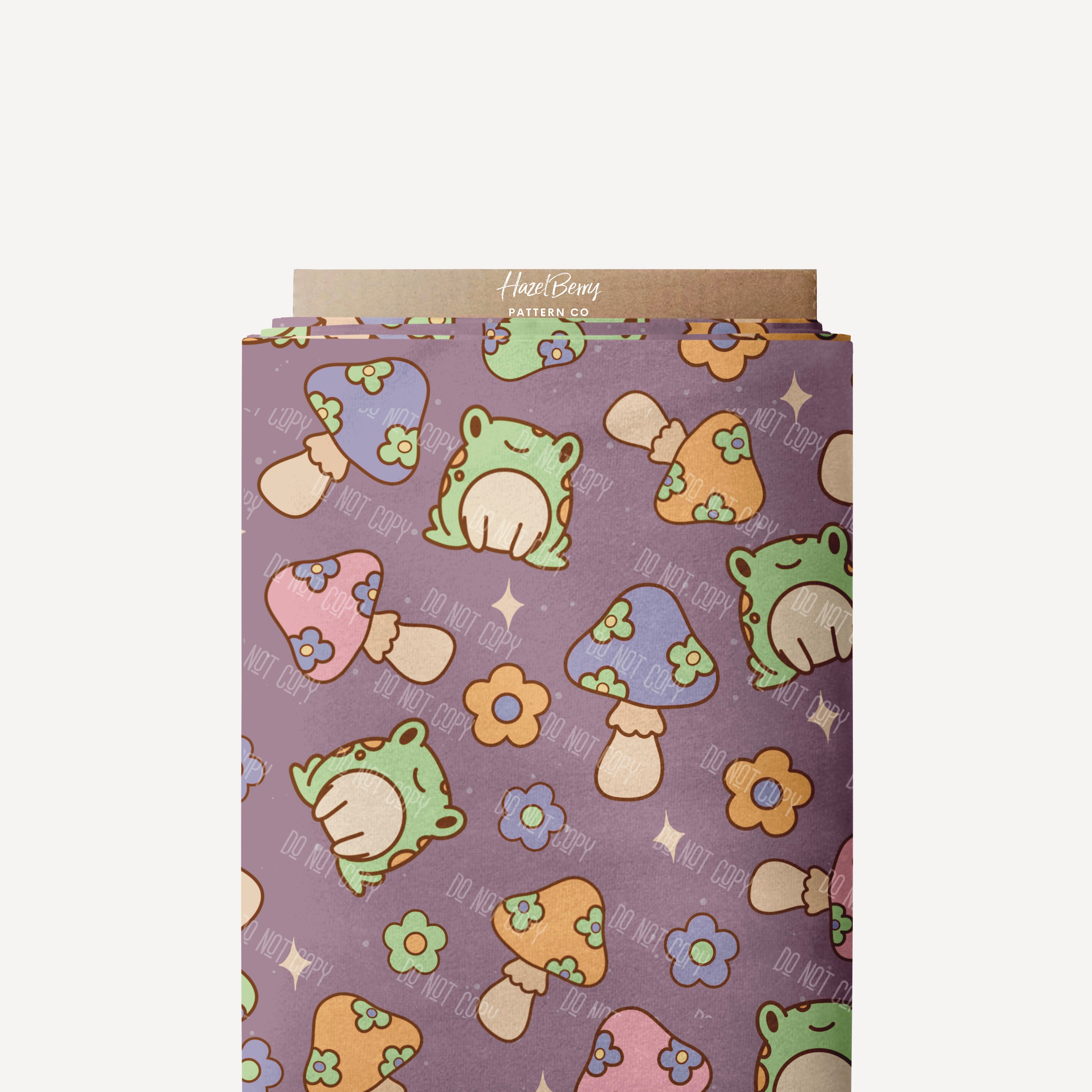 Groovy Frog Seamless Pattern, Mushroom Seamless File, Pastel Seamless ...