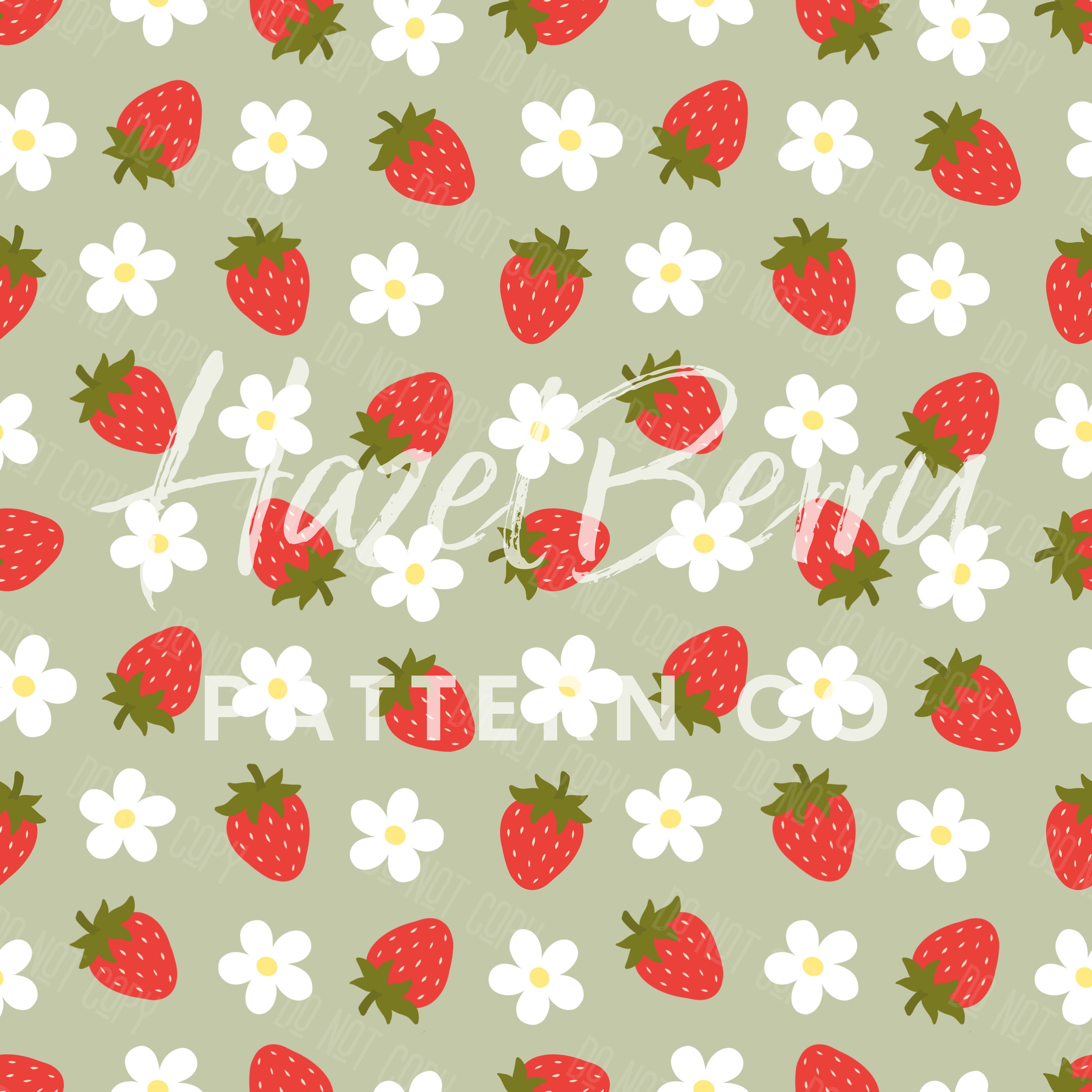 Strawberry Seamless Pattern, Retro Strawberry Seamless File, Retro ...