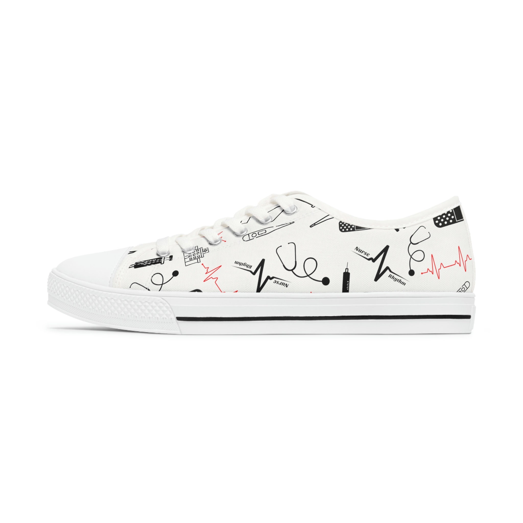 Nursing Shoes, Sneakers for Nurse, Healthcare Worker Shoes, Printed ...