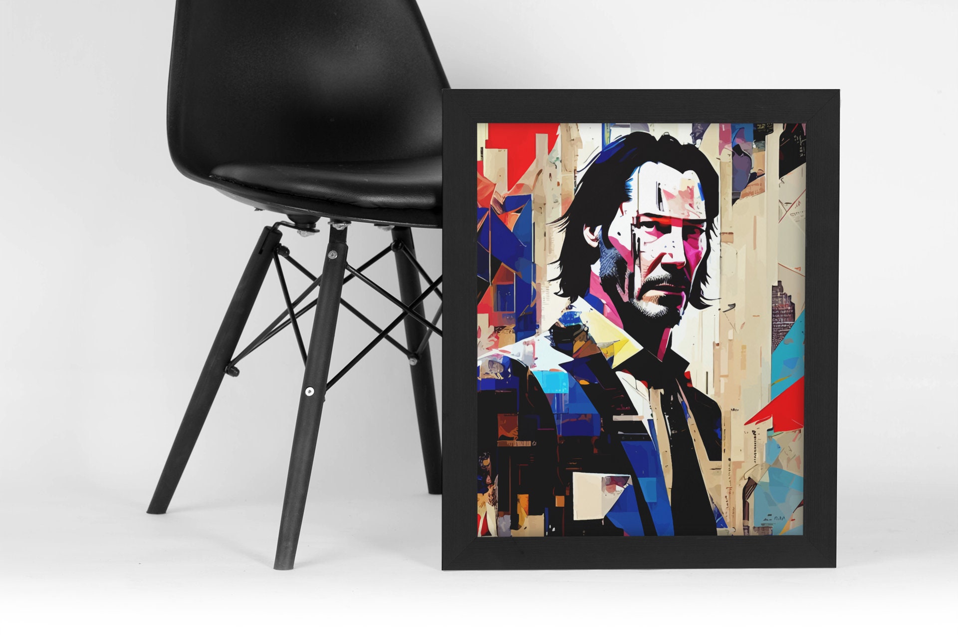 John Wick Vector Illustration, John Wick Poster, John Wick Print ...