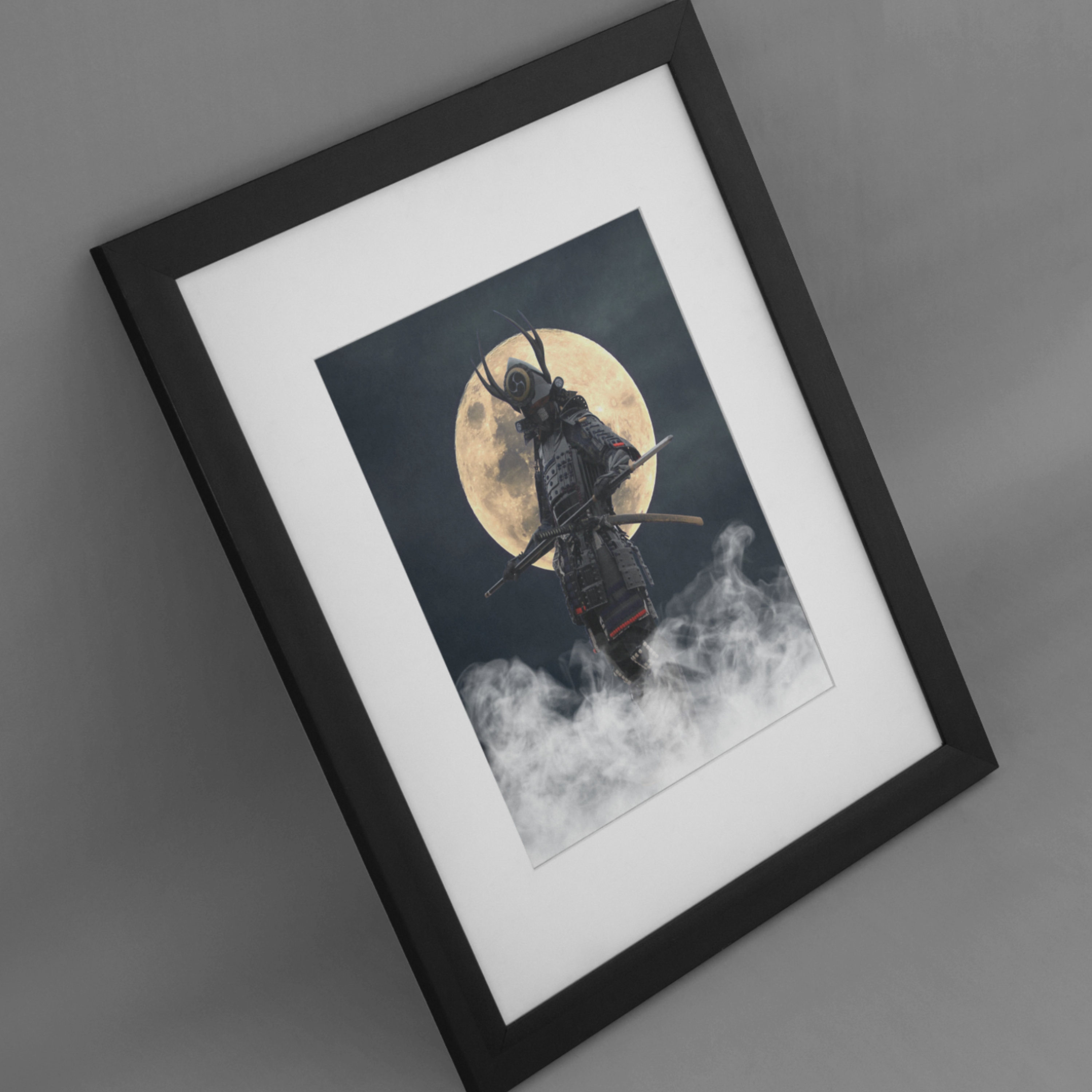 Samurai Graphic Art Japanese Art Asian Art Digital Art - Etsy