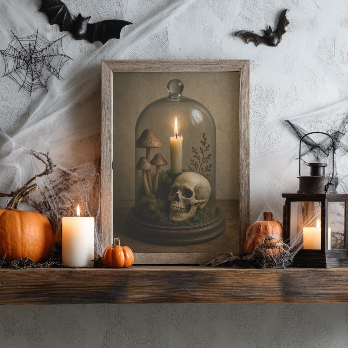 Haunted Terrarium Print: Gothic Halloween Decor (digital Download) - Etsy